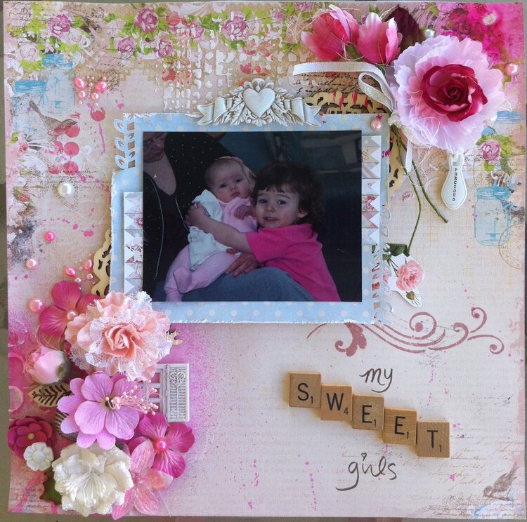 My Sweet Girls - Project Idea - Scrapbook.com