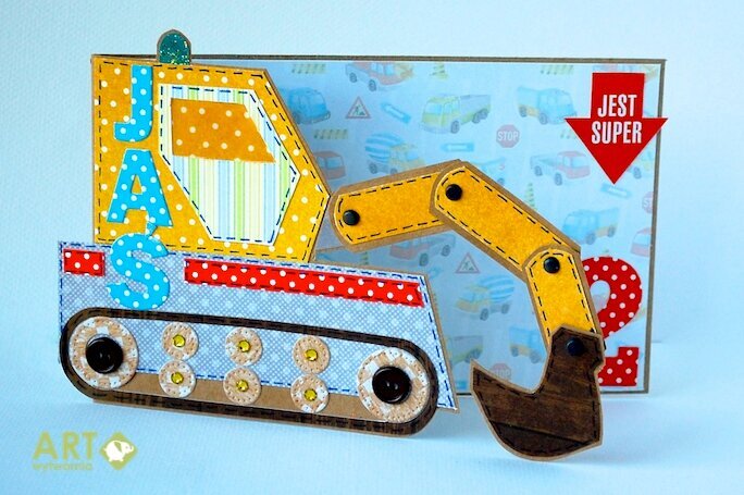 Interactive card with digger - Project Idea - Scrapbook.com