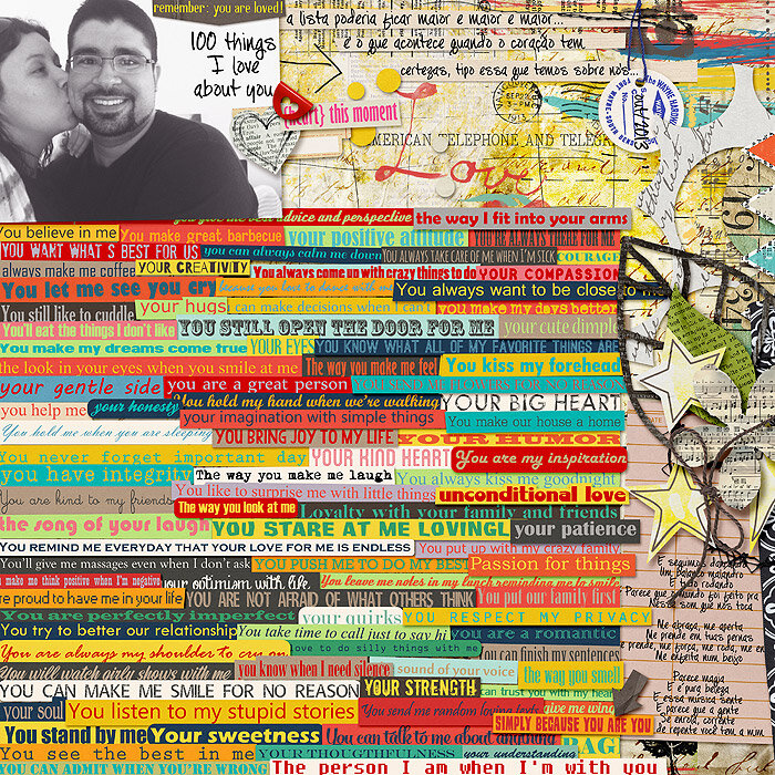 100 Things I Love About You - Project Idea - Scrapbook.com