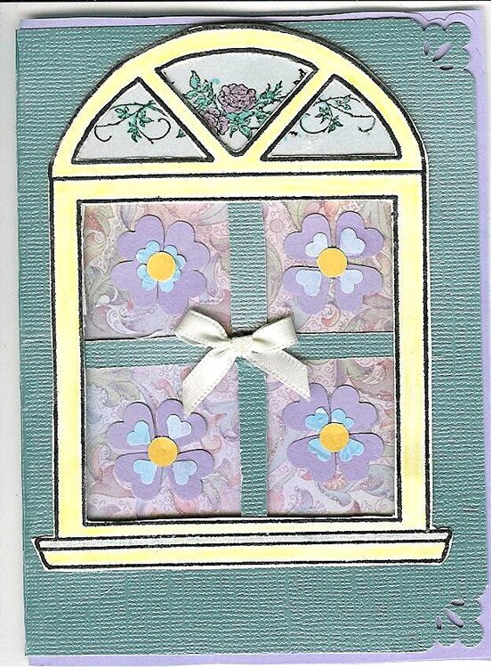 Thank you window card - Project Idea - Scrapbook.com