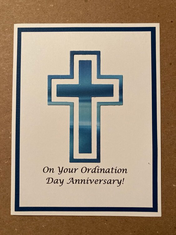 Ordination Card 1 - Project Idea - Scrapbook.com