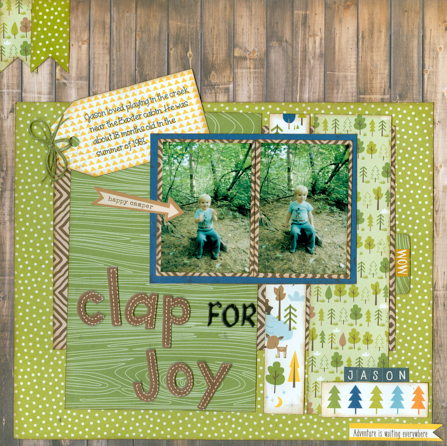 Clap for Joy - Project Idea - Scrapbook.com