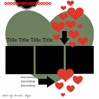 3 Picture Layout Sketch - Project Idea - Scrapbook.com