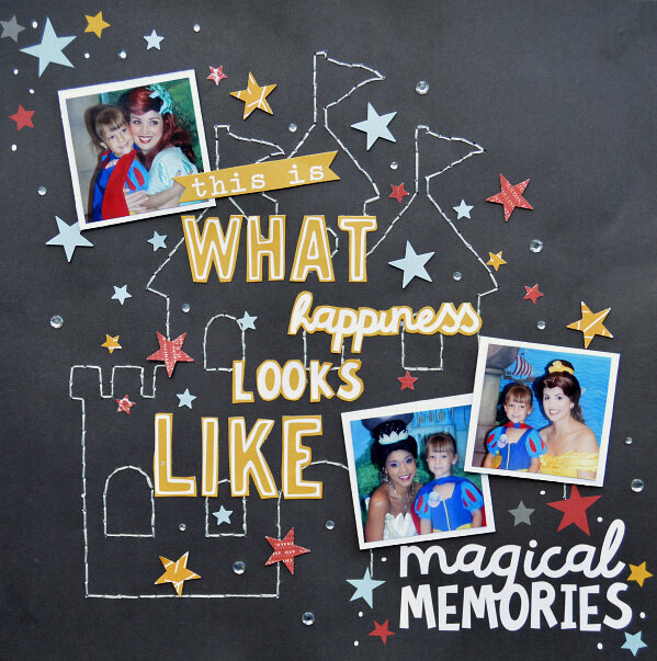 Disney Princess Layout - Project Idea - Scrapbook.com