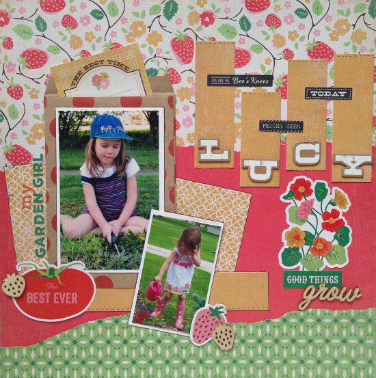 Little Gardener Layout - Project Idea - Scrapbook.com