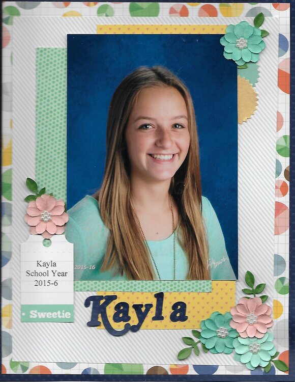 Kayla School Year 2015-16 - Project Idea - Scrapbook.com