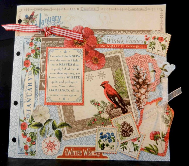 January Page - Project Idea - Scrapbook.com