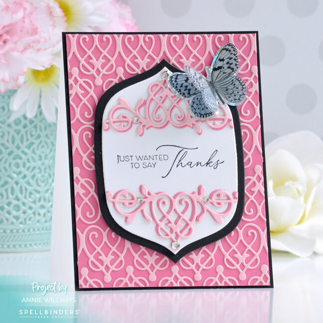 Pretty Pink Thank You Card - Project Idea - Scrapbook.com