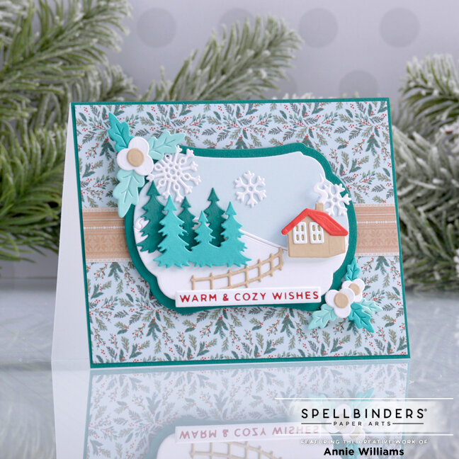 Cozy Cabin Card - Project Idea - Scrapbook.com