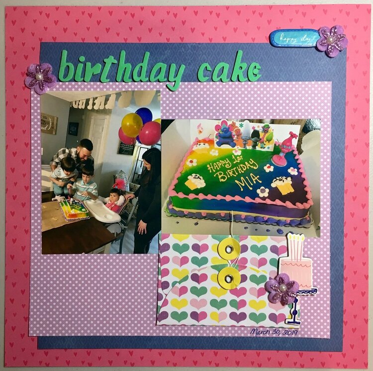 Birthday Cake - Project Idea - Scrapbook.com