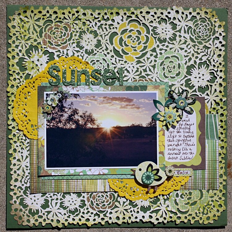 Sunset - Project Idea - Scrapbook.com
