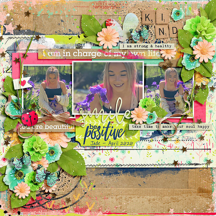 Be Positive - Project Idea - Scrapbook.com