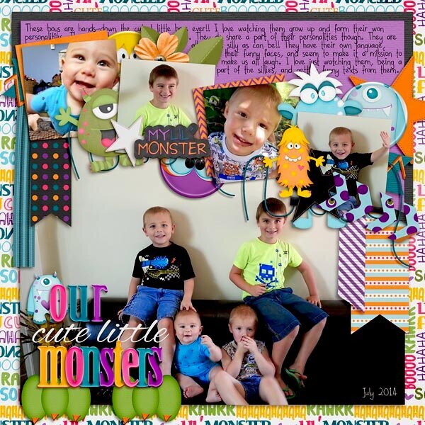 Our Little Monsters - Project Idea - Scrapbook.com