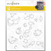 Altenew - Simple Coloring Stencils - 3 In 1 - Magnolia Dreams