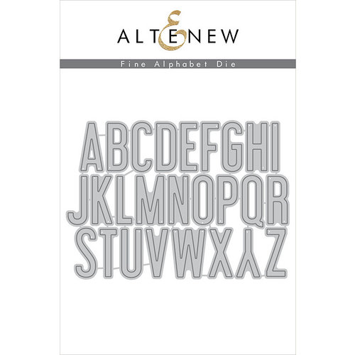 Altenew Fine Alphabet Dies