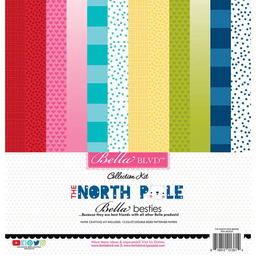 Bella Blvd - The North Pole Collection - 12 x 12 Bella Besties Kit