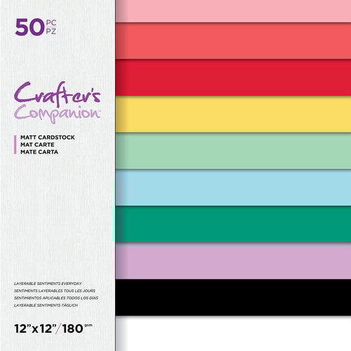Crafter's Companion - 12 x 12 Paper Pad - Everyday Brights