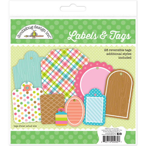 Doodlebug Design Fun in the Sun Labels and Tags