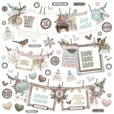 Winter Wonderland Layout - Project Idea - Scrapbook.com
