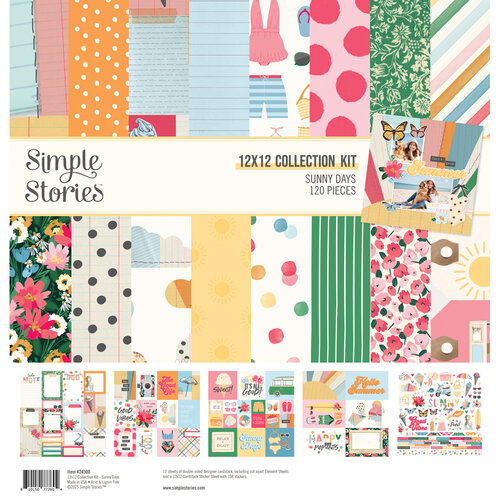 Sunny Days 12" x 12" Collection Kit from Simple Stories