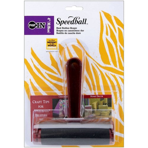 Speedball Art Products Hard Rubber Brayer 4 inches
