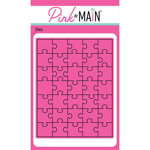 Puzzle Die - Pink and Main - Scrapbook.com