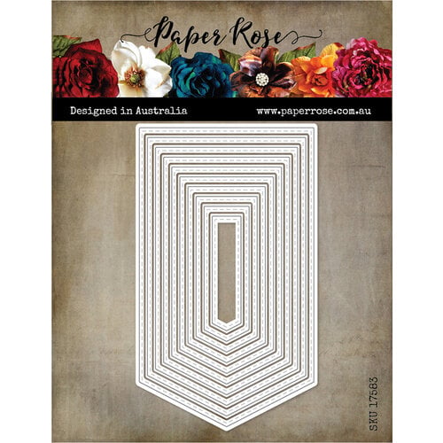Paper Rose Large Banner 2 Dies