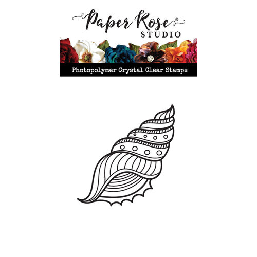 Paper Rose - Clear Photopolymer Stamps - Bondi Shell