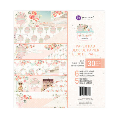 Prima - Peach Tea Collection - 12 x 12 Specialty Paper - Vellum