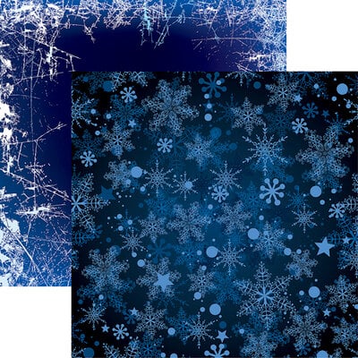 Reminisce Snowflake Ridge Falling Snow Paper