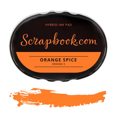 Scrapbook.com Orange Hybrid Ink Pad Kit