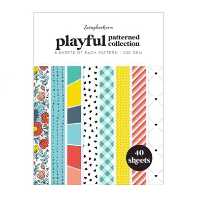 Scrapbook.com - Boho - Patterned Cardstock Paper Pad - Double Sided ...