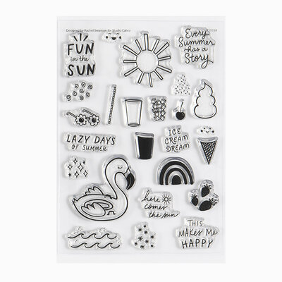 Studio Calico - Clear Photopolymer Stamps - Basics Collection Star