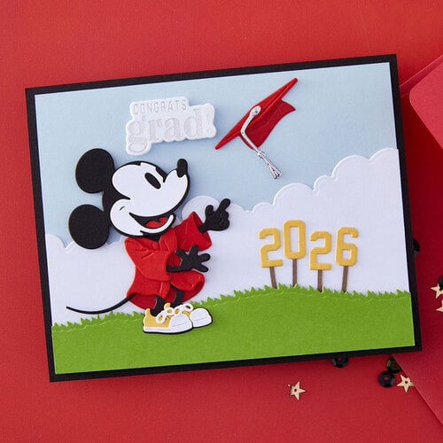 Spellbinders Classic Mouse Graduation Collection Etched Dies ...