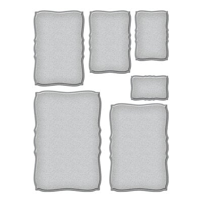 Spellbinders - BetterPress Collection - Etched Dies - Notched Corner Frames