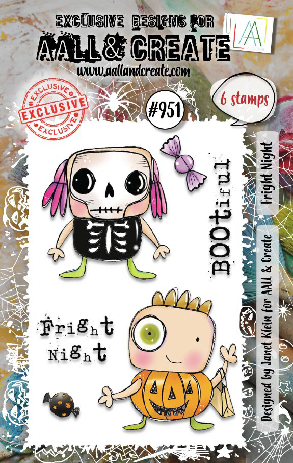 AALL and Create - Clear Photopolymer Stamps - Fright Night