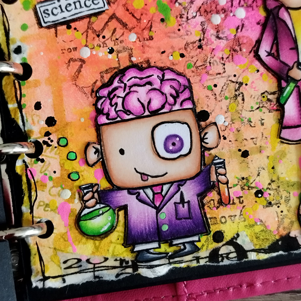 AALL and Create - Clear Photopolymer Stamps - Weird Science