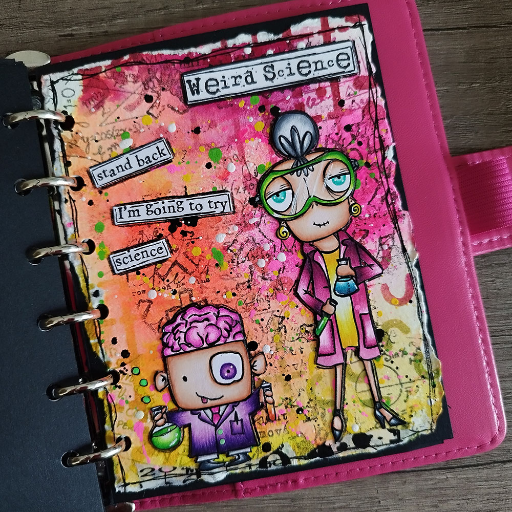 AALL and Create - Clear Photopolymer Stamps - Weird Science