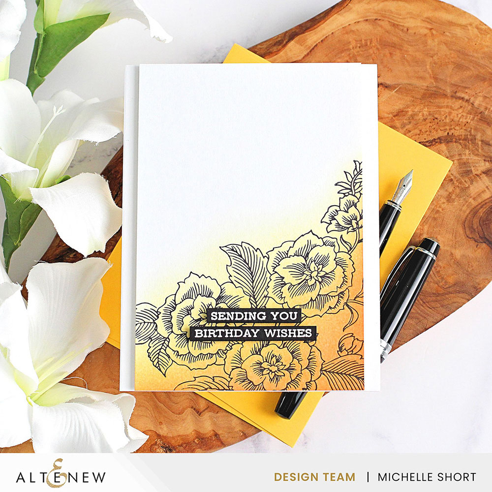 Altenew - Fresh Dye Ink Pad - Mini Cube Set - Golden Sunset