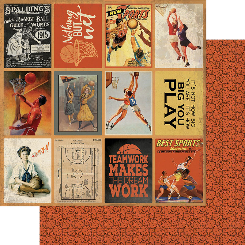 Authentique Paper All-Star Collection Basketball Collection Pack