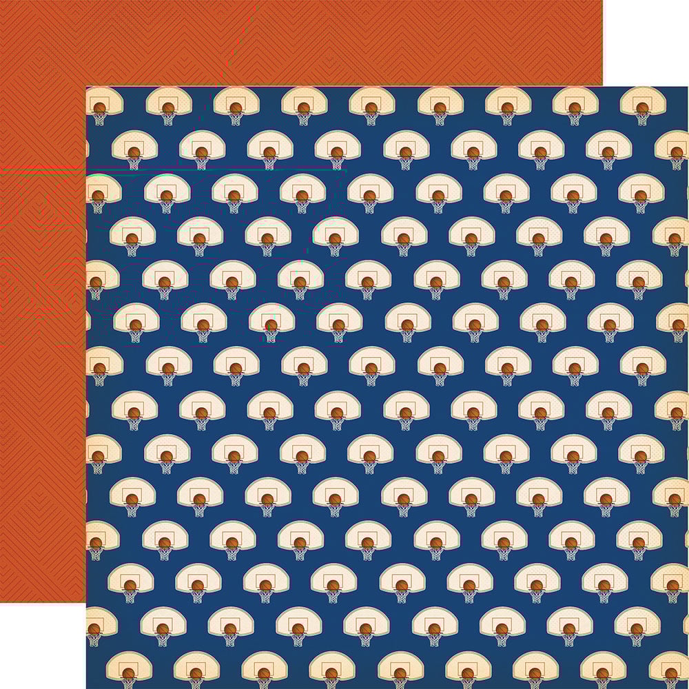 Carta Bella Paper - Slam Dunk Collection - 12 x 12 Double Sided Paper ...