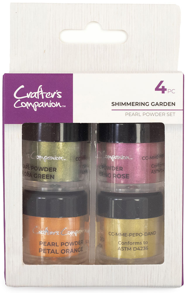 Shimmering Garden Pearl Powders from Crafter's Companion - 4 Piece Set ...