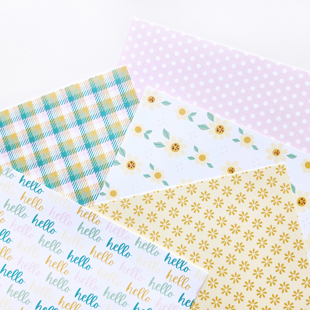 Signature Hello 6" x 6" Paper Pack from Catherine Pooler