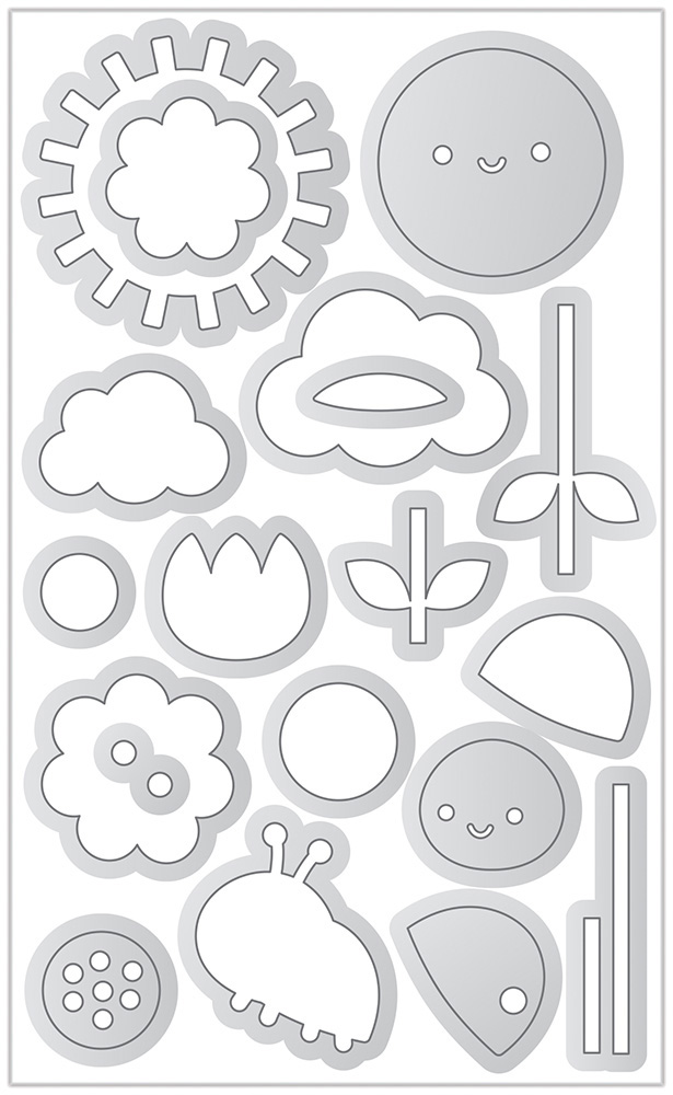 Doodlebug Design - Over The Rainbow Collection - Doodle Cuts - Metal ...