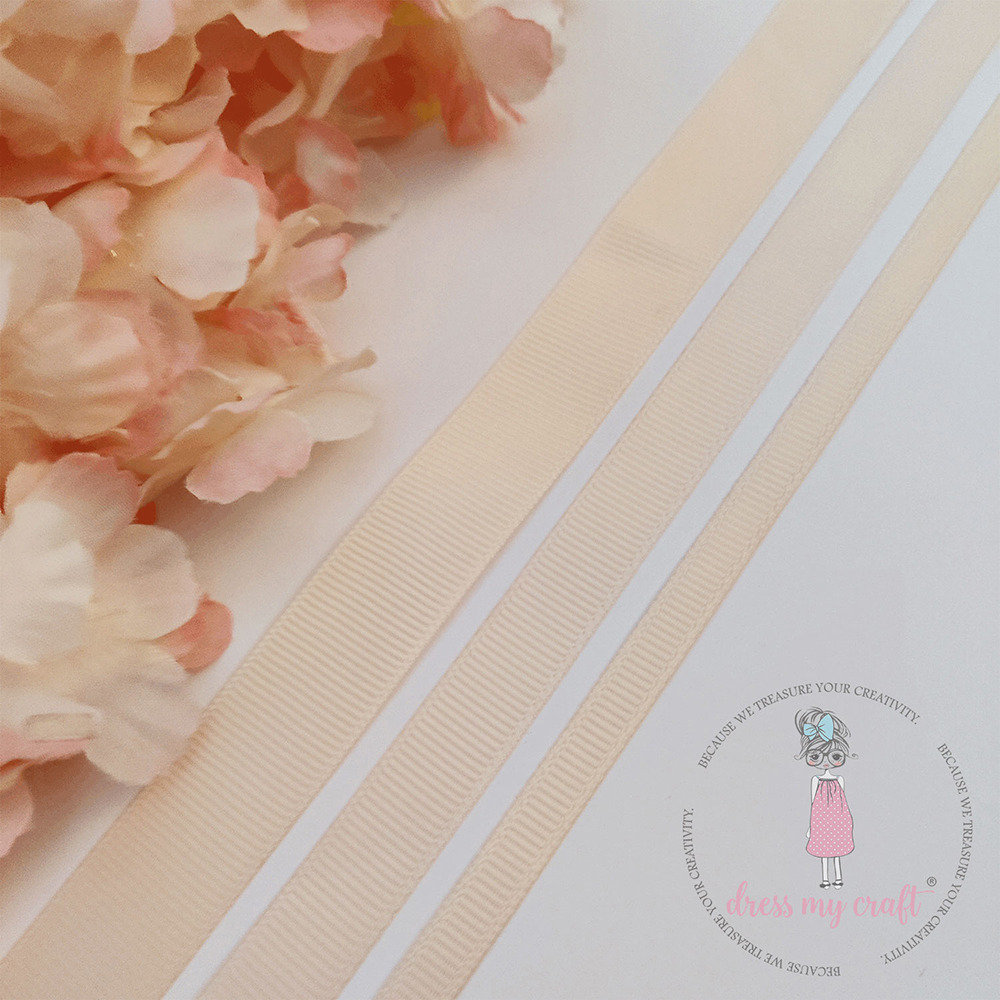 Dress My Craft - Grosgrain Ribbon Combo - Peach