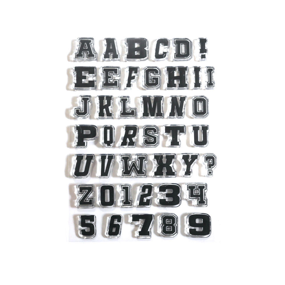 Elizabeth Craft Designs - Clear Photopolymer Stamps - Wonky Letters ...