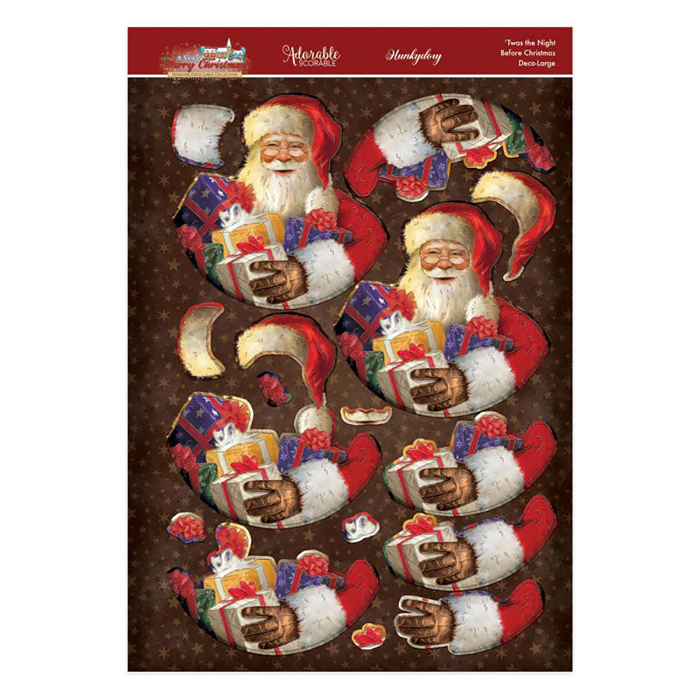 Hunkydory - A Very Merry Christmas Collection - Deco-Large Topper Set - Twas The Night Before ...