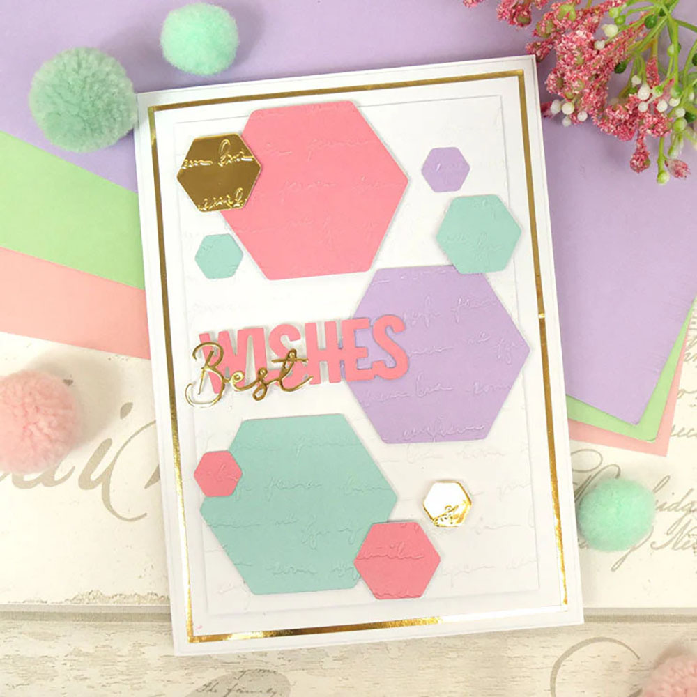 Hunkydory - Moonstone Embossing Folder - Script