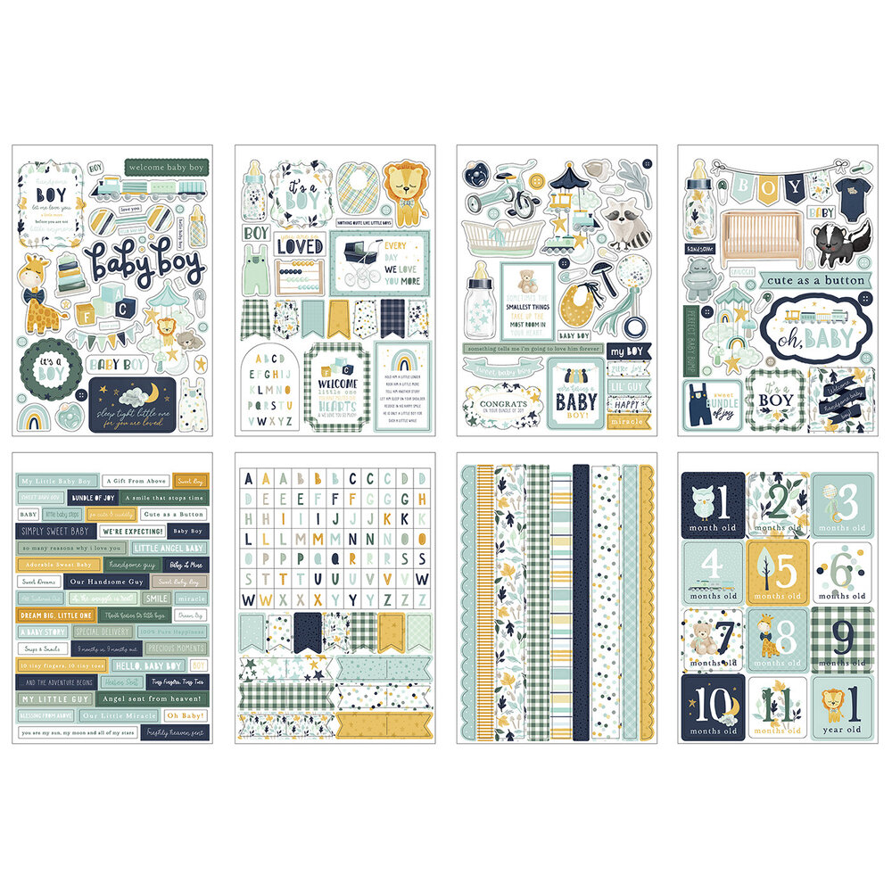Echo Park - It's A Boy Collection - Sticker Book