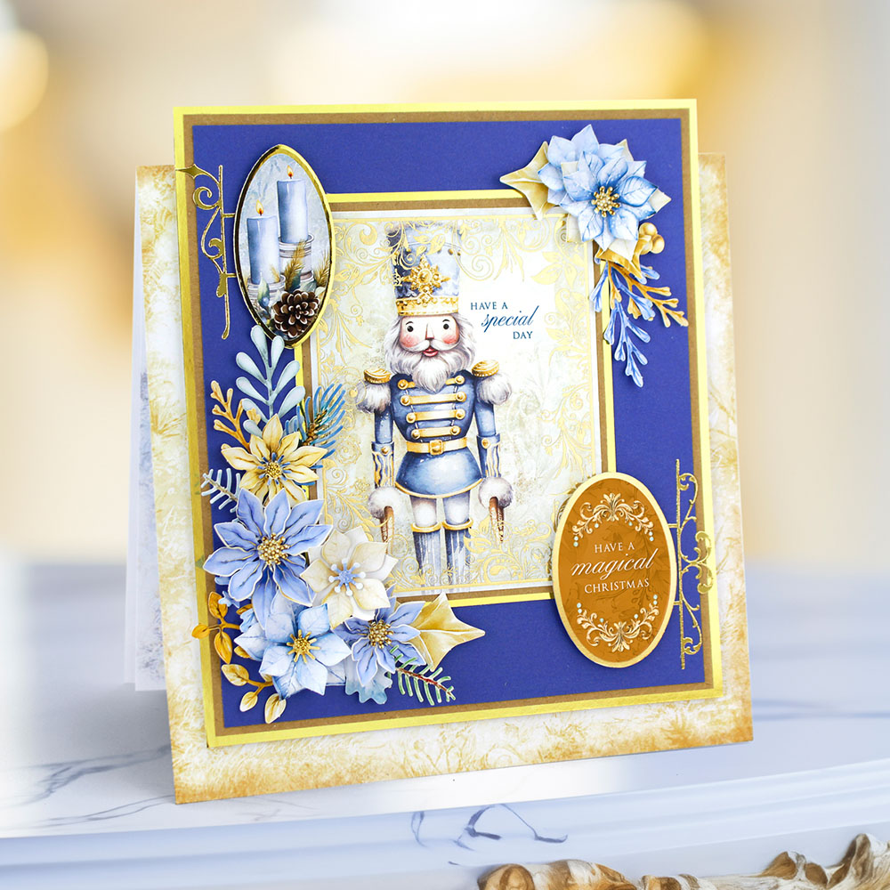 Katy Sue Designs - 3D Die Cut Layers - Easy Pop Out Designs - Winter Blooms - Flowers And Leaves